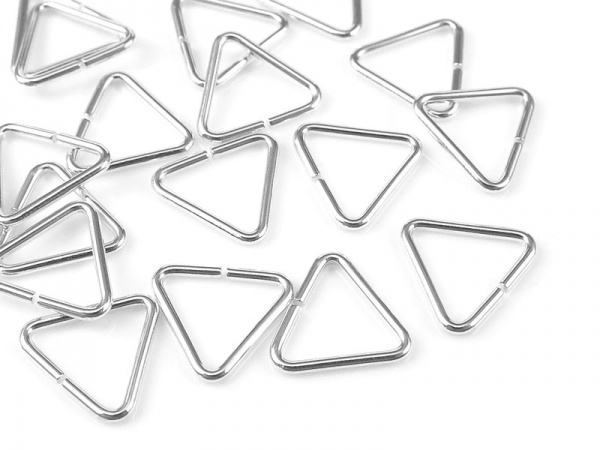 Sterling Silver Open Triangle Component 5mm ~ Pack of 10