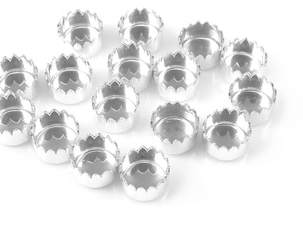 Sterling Silver Settings For Jewellery Making | The Curious Gem
