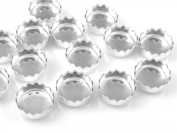 Sterling Silver Settings For Jewellery Making | The Curious Gem