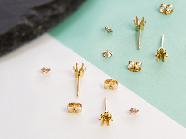 Gold Earring Findings | 14k Gold Earring Findings | The Curious Gem
