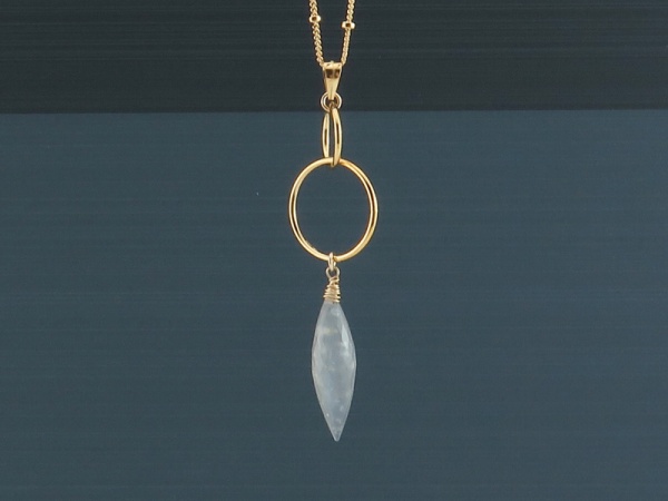 Gold Filled Double Circle Connector 10mm & 6mm