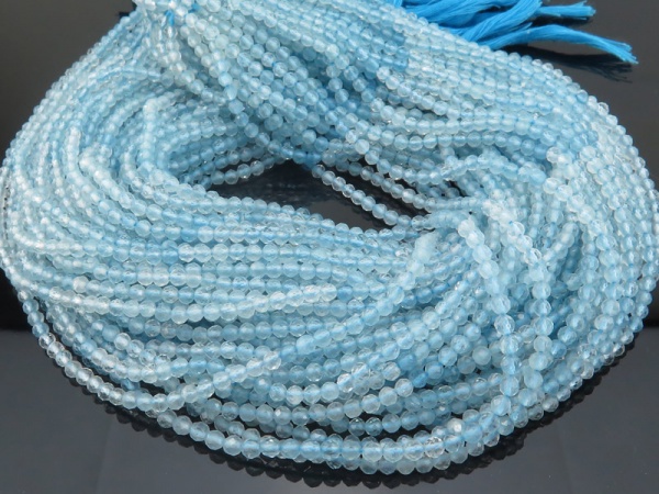 Aquamarine Beads For Jewellery Making | The Curious Gem