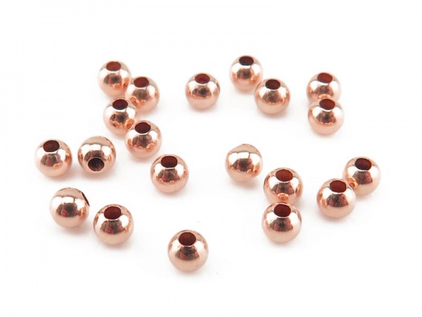 Rose Gold Filled Beads | Rose Gold Filled Beads | The Curious Gem