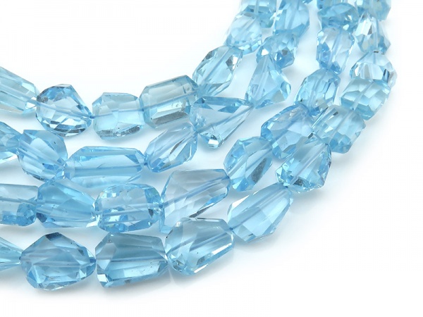 Wholesale Sky Blue Topaz Beads | The Curious Gem