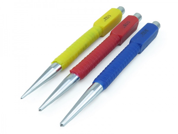 3pc Centre Punch Set