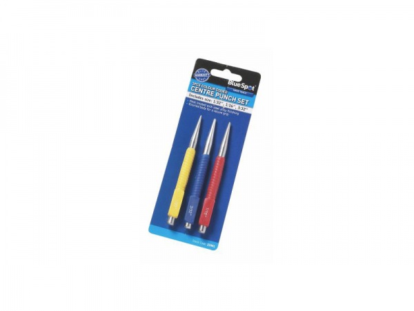 3pc Centre Punch Set