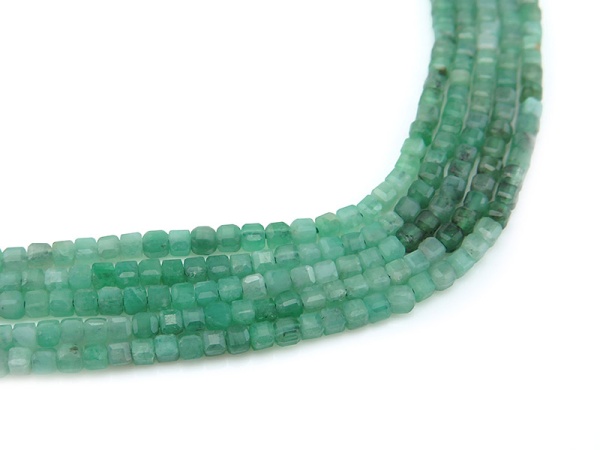 Emerald Beads | Natural Emerald Gemstone Beads | The Curious Gem