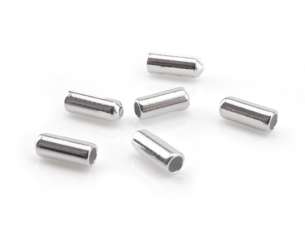 Sterling Silver End Caps | Silver End Caps | The Curious Gem