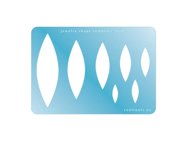 Jewellery Shape Template ~ Ellipse ~ Set of 2