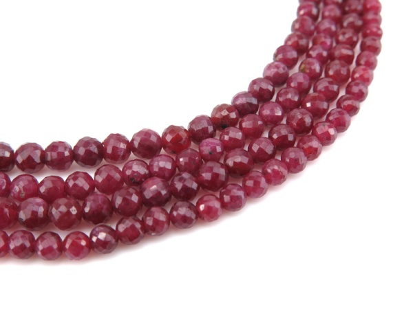 Ruby Gemstone Beads | Genuine Ruby Beads | The Curious Gem