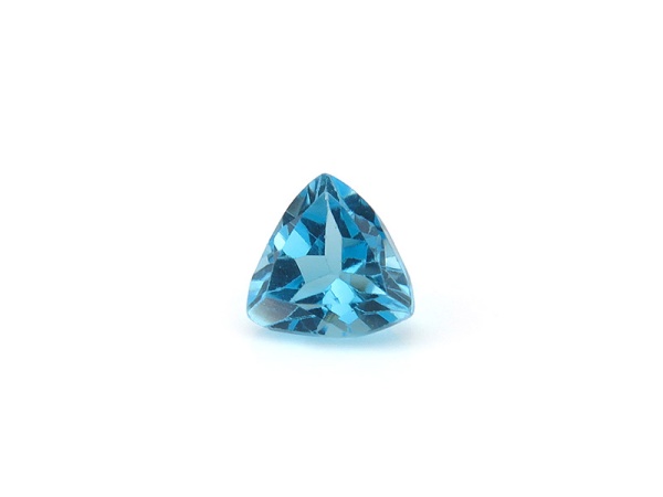 Swiss Blue Topaz Faceted Trilliant ~ Various Sizes