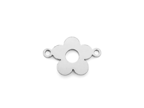 Sterling Silver Daisy Connector 10mm