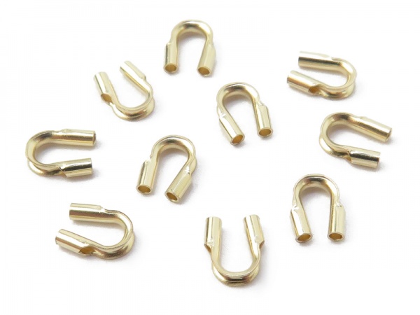 Gold Filled Wire Protectors For Jewellery Making | The Curious Gem
