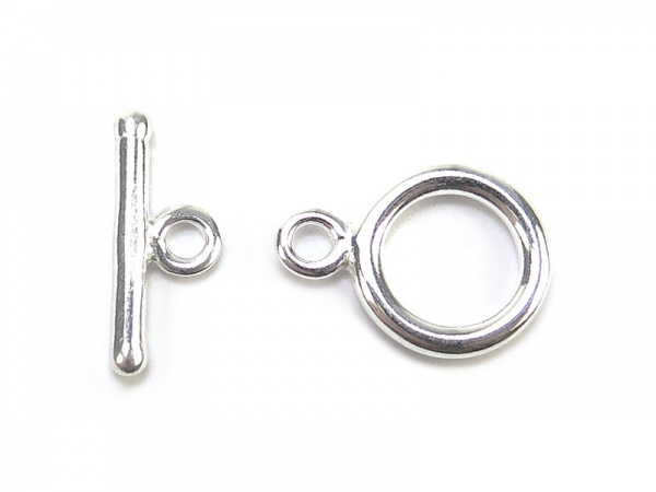 Silver Toggle Clasps | The Curious Gem