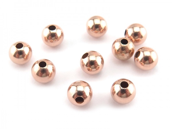Rose Gold Filled Beads | Rose Gold Filled Beads | The Curious Gem