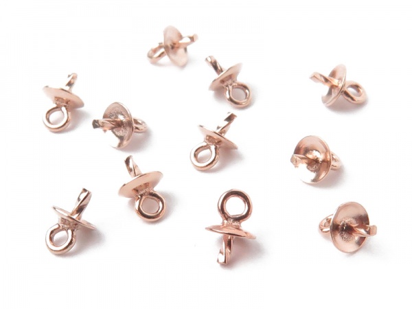 Rose Gold Bails | Rose Gold Jewellery Bails | The Curious Gem