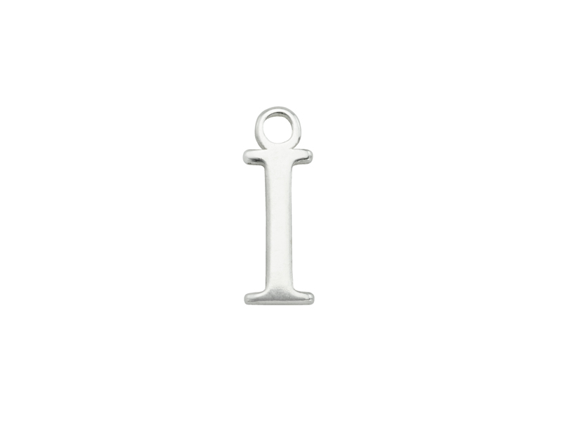 Sterling Silver Alphabet Charm ~ I