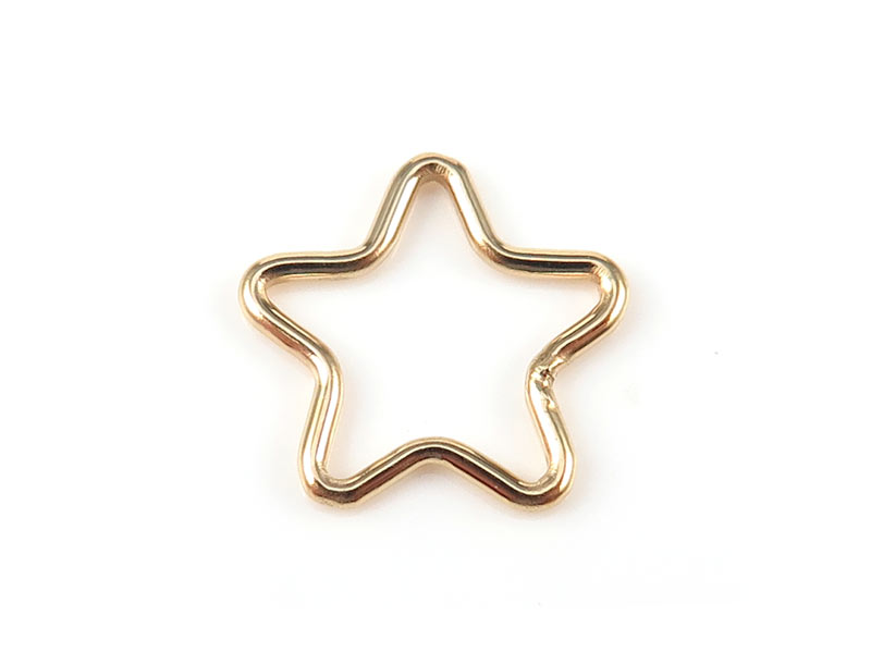 Gold Filled Star Connector 11mm