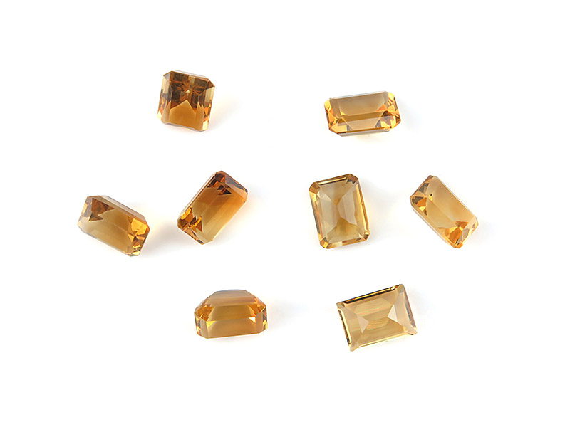 Citrine Faceted Octagon ~ Various SIzes
