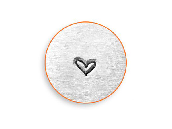ImpressArt Small Heart Stamp 3mm