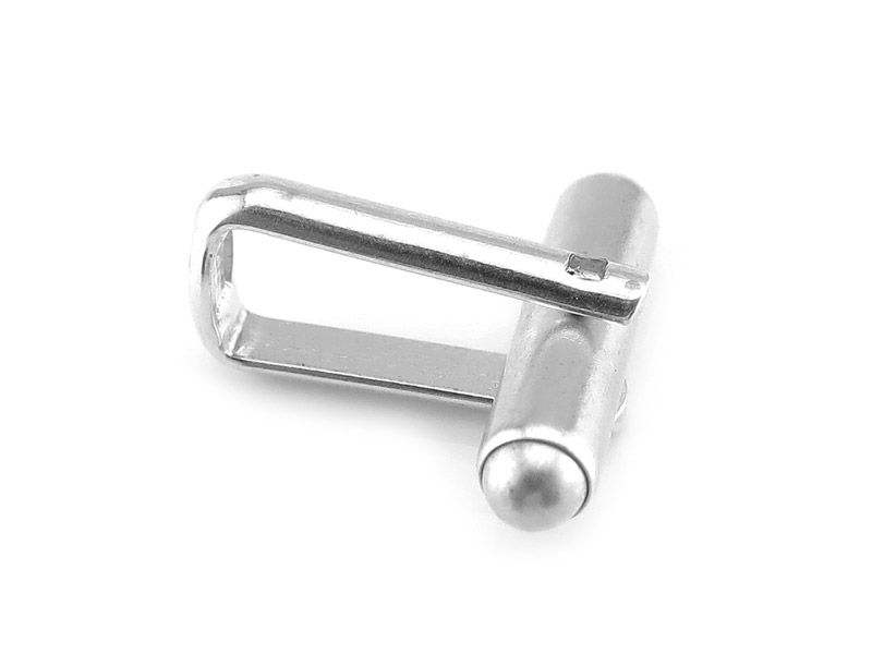 Sterling Silver Plain Cufflink
