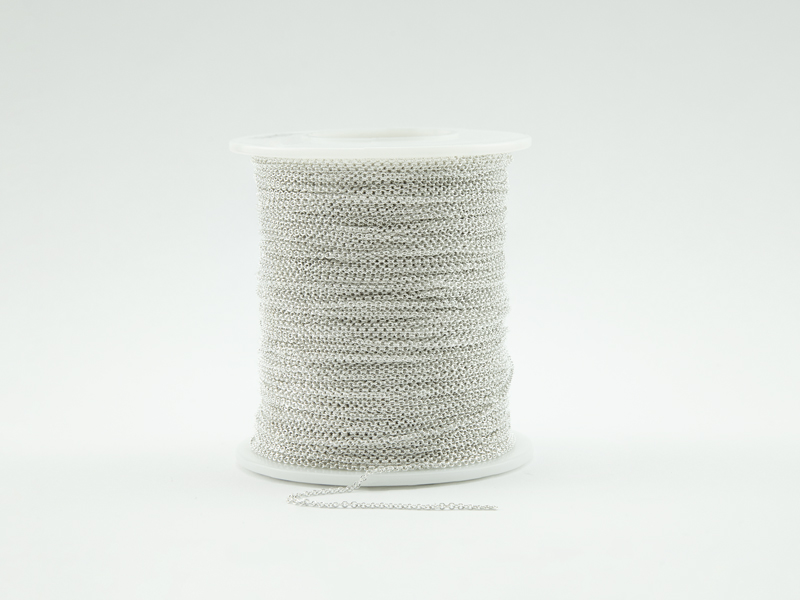 Sterling Silver Cable Chain 1.3mm x 1.2mm ~ by the Foot