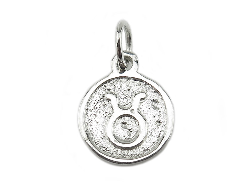 Sterling Silver Zodiac Charm ~ Taurus