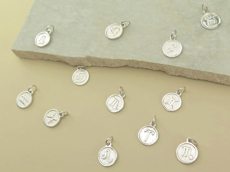 Sterling Silver Zodiac Charm ~ Cancer