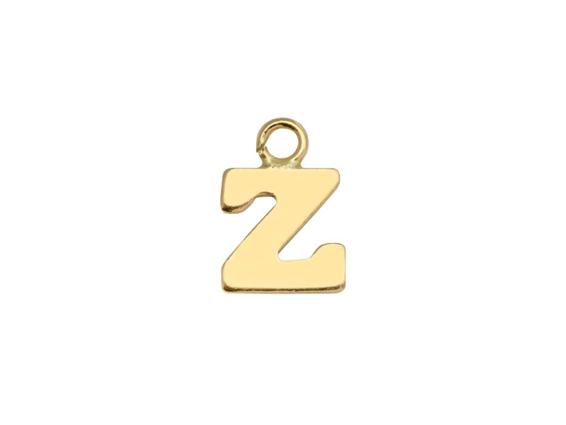 Gold Filled Alphabet Charm ~ Z