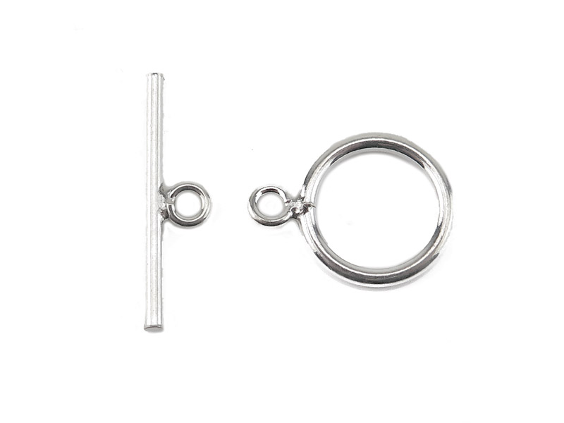Sterling Silver Toggle and Bar Clasp 12mm