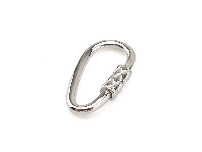Sterling Silver Carabiner Connector 19mm