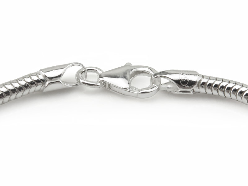 Sterling Silver Snake Chain Bracelet ~ 7.5"