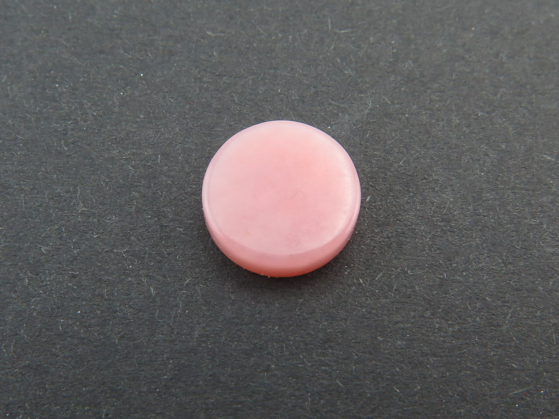 Pink Opal Flat Smooth Disc 8mm
