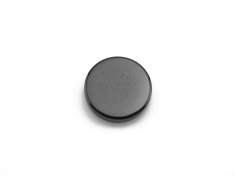 Black Spinel Flat Smooth Disc 10mm