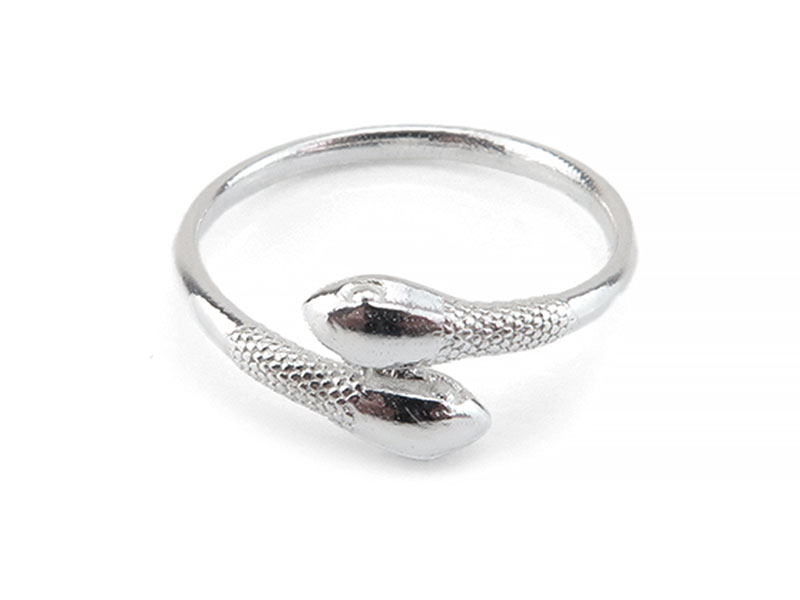 Sterling Silver Adjustable Snake Ring