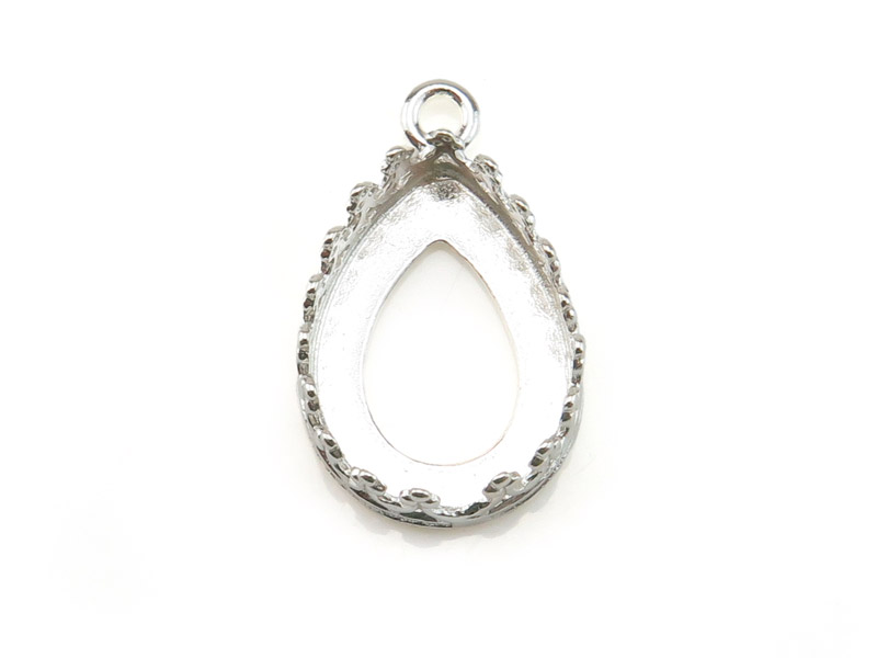 Sterling silver pendant bezel store