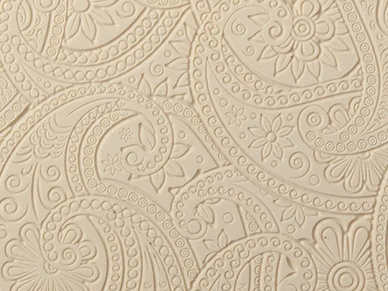 Texture Tile ~ Eastern Paisley Embossed