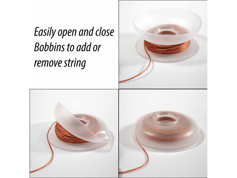 No Tangle Thread & Chain Bobbins 2.5" ~ Pack of 8