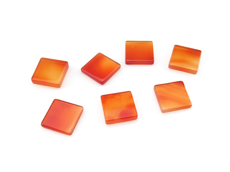 Carnelian Square Cabochon ~ Various Sizes