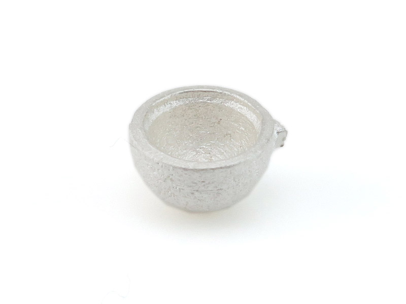 Sterling Silver Round Cup Setting 6mm