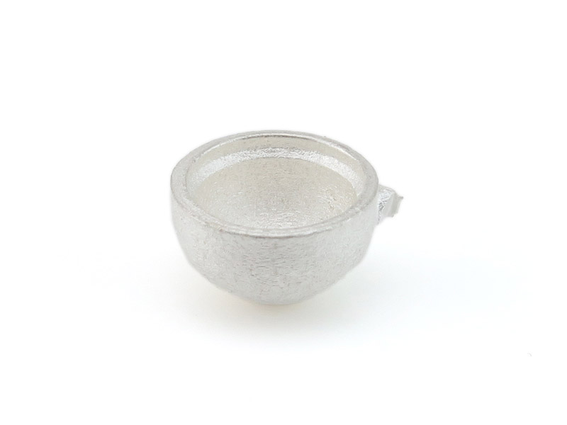 Sterling Silver Round Cup Setting 8mm