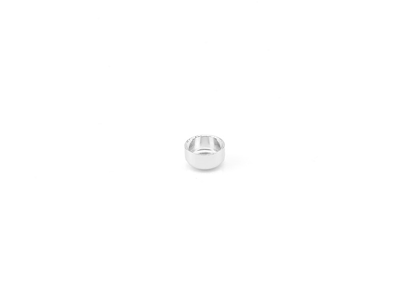 Fine Silver Bezel Cup Setting 4mm