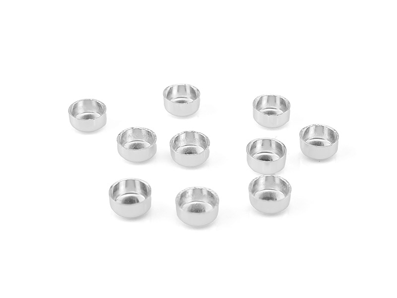 Fine Silver Bezel Cup Setting 4mm