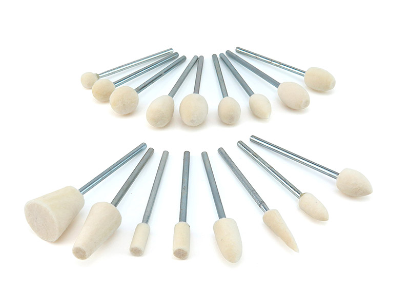 17 Piece Felt Polishing Point Set