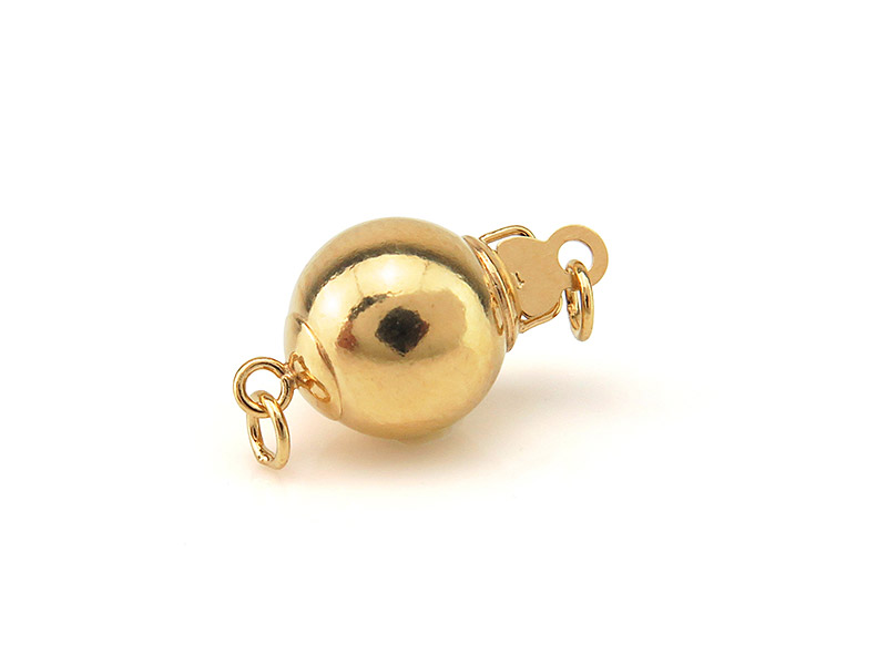 Gold Filled Plain Bead Clasp 8mm