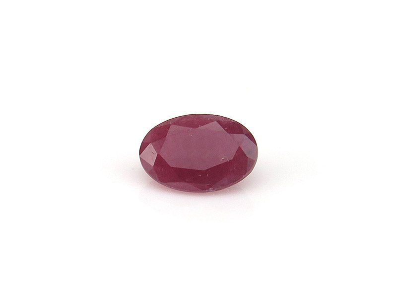 Ruby Faceted Oval 6mm x 4mm