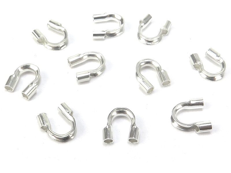Sterling Silver Wire Protector 0.045" ~ Pack of 10