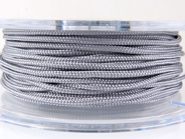 Griffin Braided Nylon Cord ~ 1.5mm ~ Dark Grey ~ 10 metres
