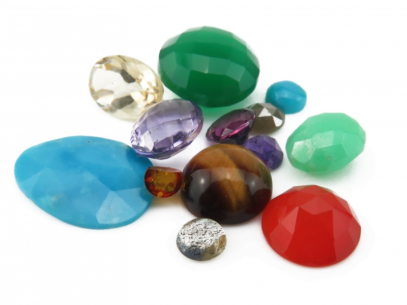 Mixed Cut Gemstones - 50ctw - SECONDS