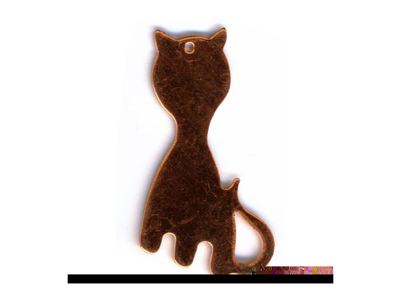 Copper Cat 41mm x 23mm